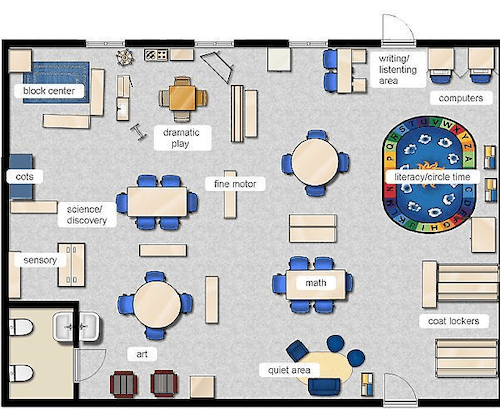 How to design a daycare classroom floor plan | Lillio